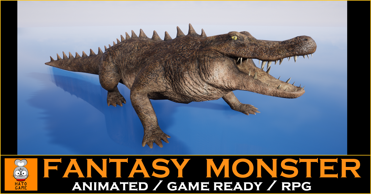 01_Alligator | 3D Creatures | Unity Asset Store