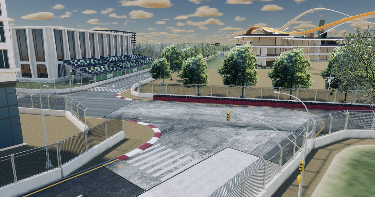 Realistic Track Brentwood | 3D Roadways | Unity Asset Store