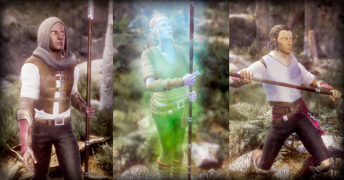 Elf Character (Male & Female) - Fantasy RPG | Characters | Unity Asset ...