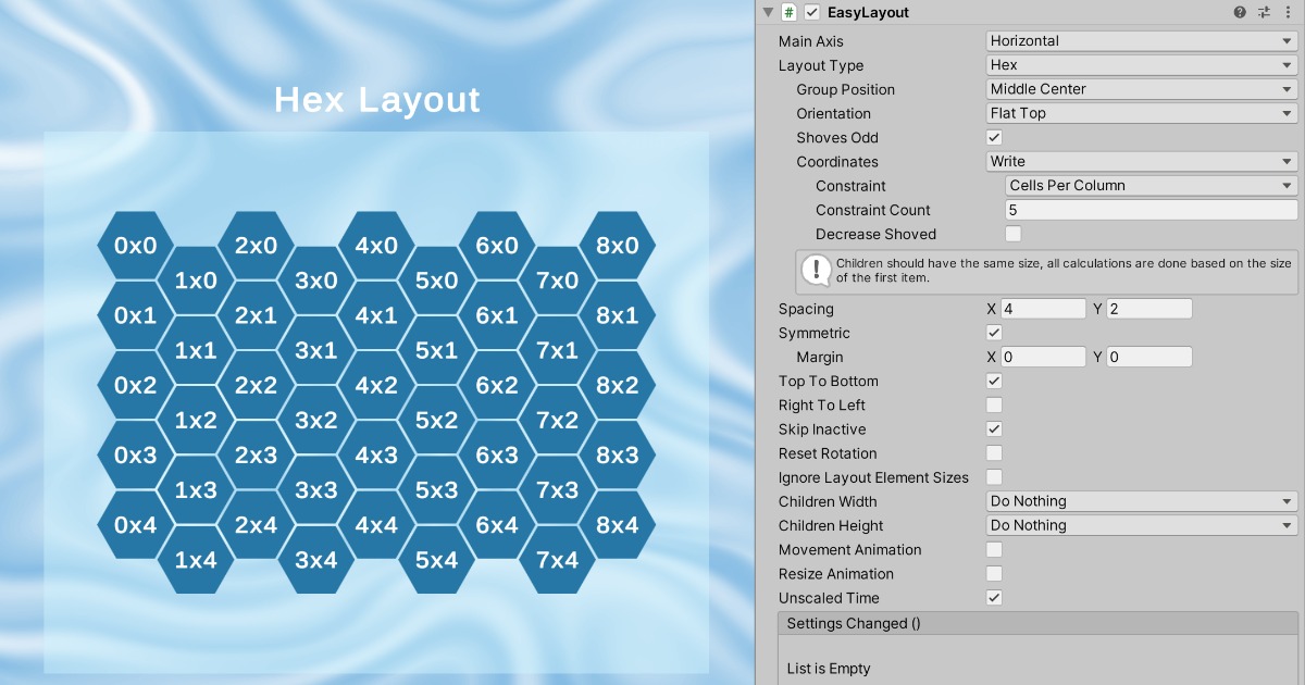 EasyLayout | GUI Tools | Unity Asset Store