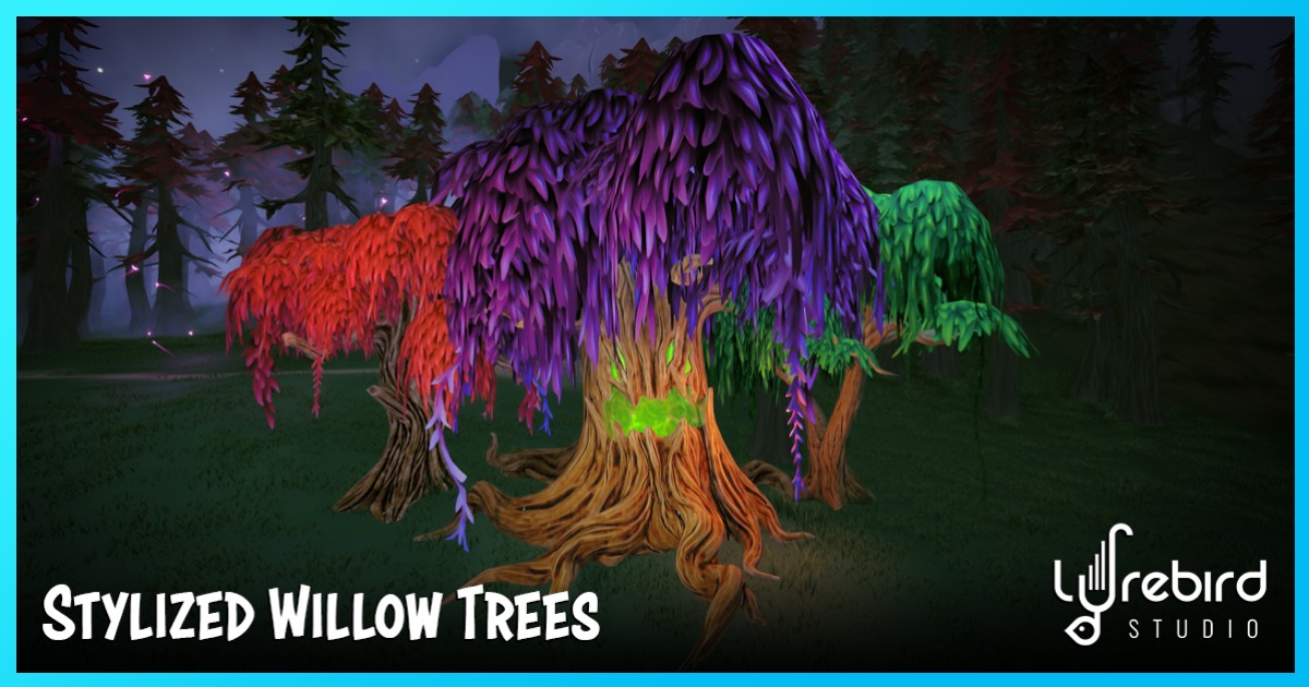 Stylized Willow Trees | 3D Landscapes | Unity Asset Store
