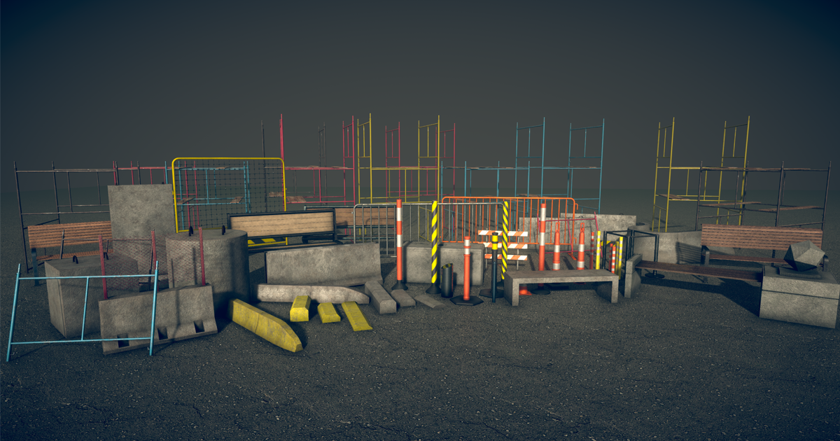 City Props Pack Vol.1 | 3D Exterior | Unity Asset Store