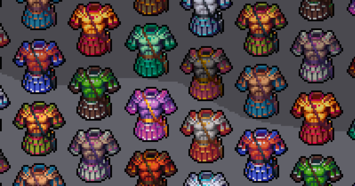 Pixel Armor Pack 3: Greece & Rome | 2D Icons | Unity Asset Store