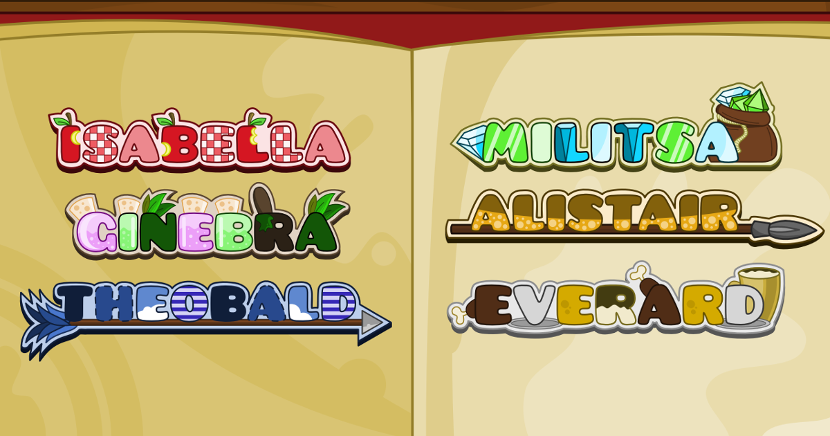 Medieval Names – First Pack | 2D Characters | Unity Asset Store