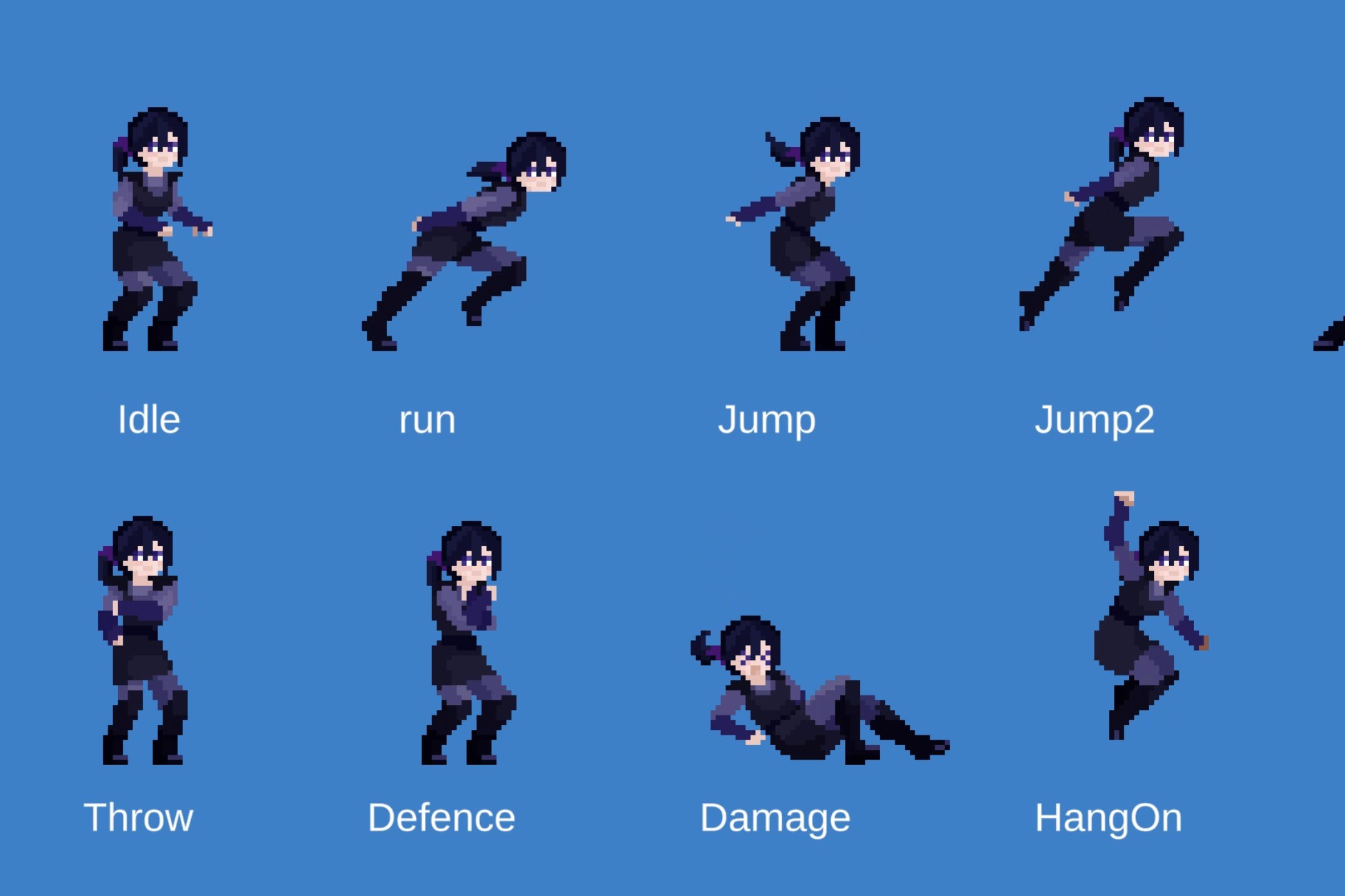 Basic Ninja Character 2D | 2D Characters | Unity Asset Store