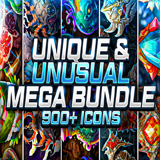 Unique & Unusual Mega Icons Bundle - 958+ Icons