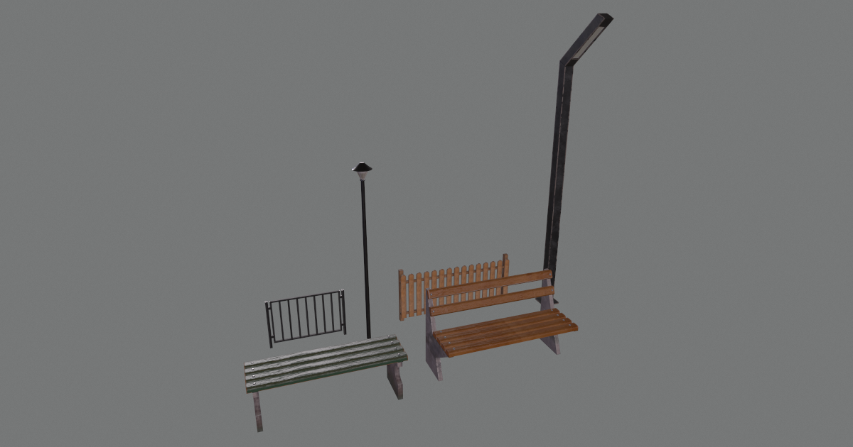 Park_set | 3D Environments | Unity Asset Store