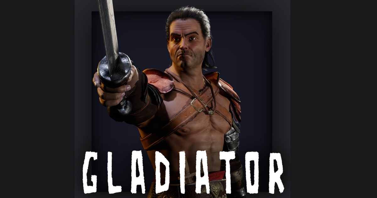 GANNICUS GLADIATOR | 3D 휴머노이드 | Unity Asset Store