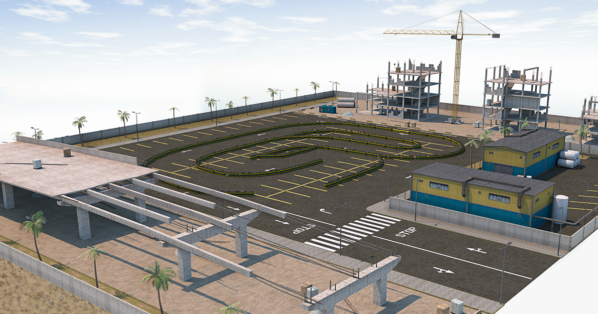 Drift scene in Construction | 3D Landscapes | Unity Asset Store