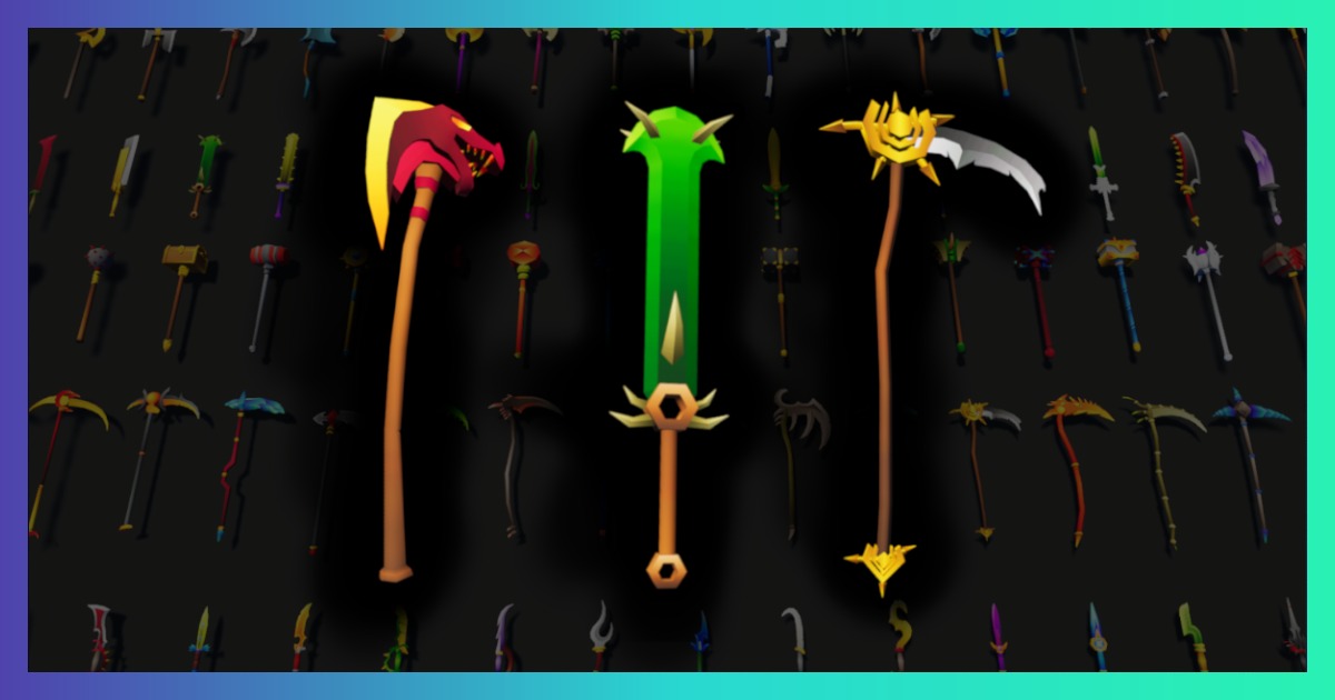 400 Low Poly RPG Weapons | 3D Weapons | Unity Asset Store