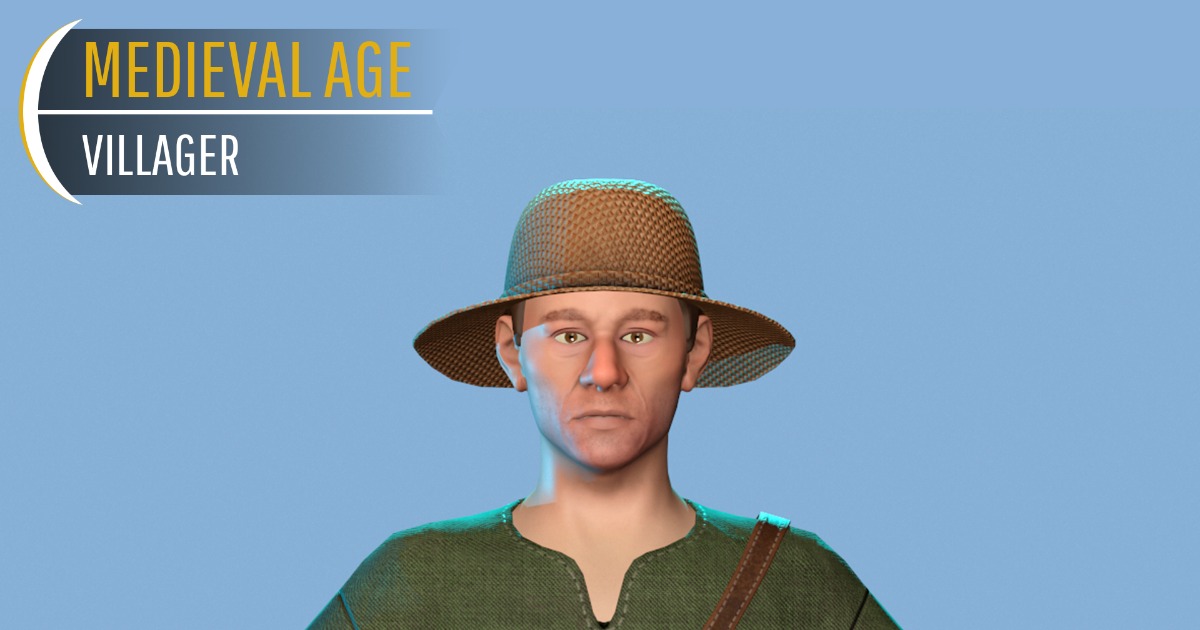 Medieval Villager Man Realistic | Characters | Unity Asset Store