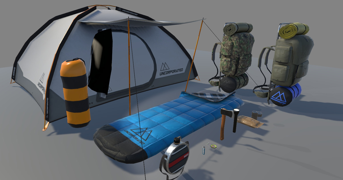 Camping Survival Pack 2 | 3D Tools | Unity Asset Store