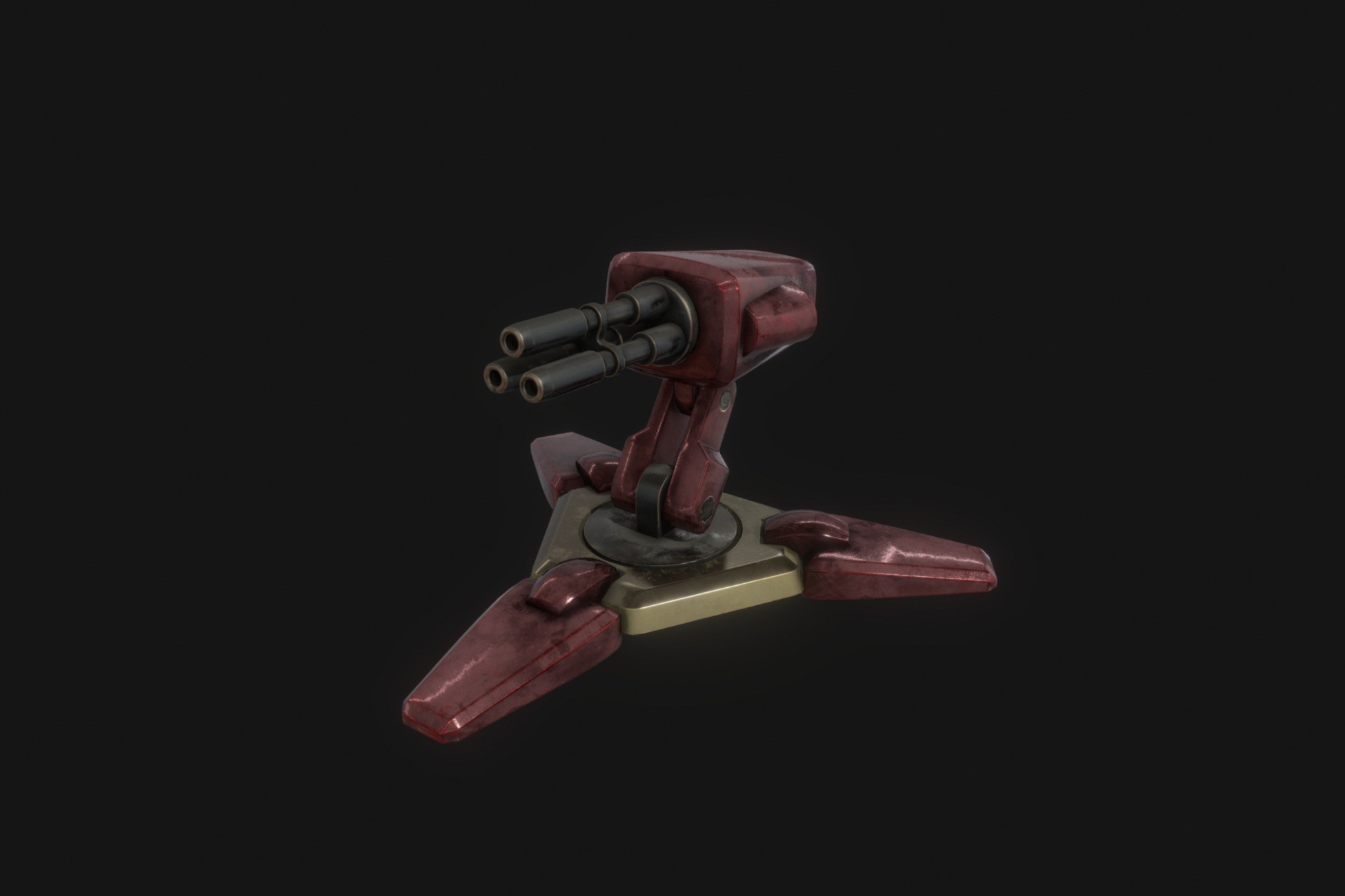 Turret SCI-FI | 3D Weapons | Unity Asset Store