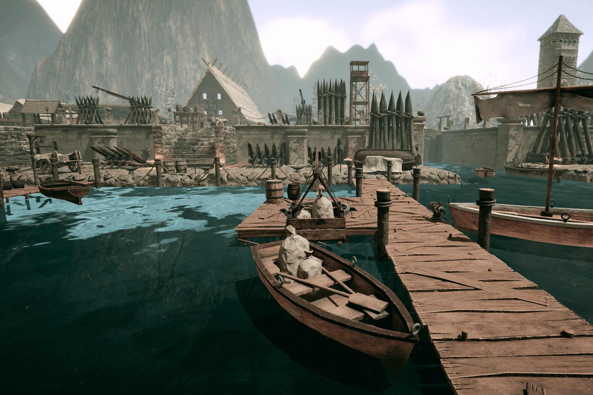 Medieval Harbour (URP) | 3D Historic | Unity Asset Store