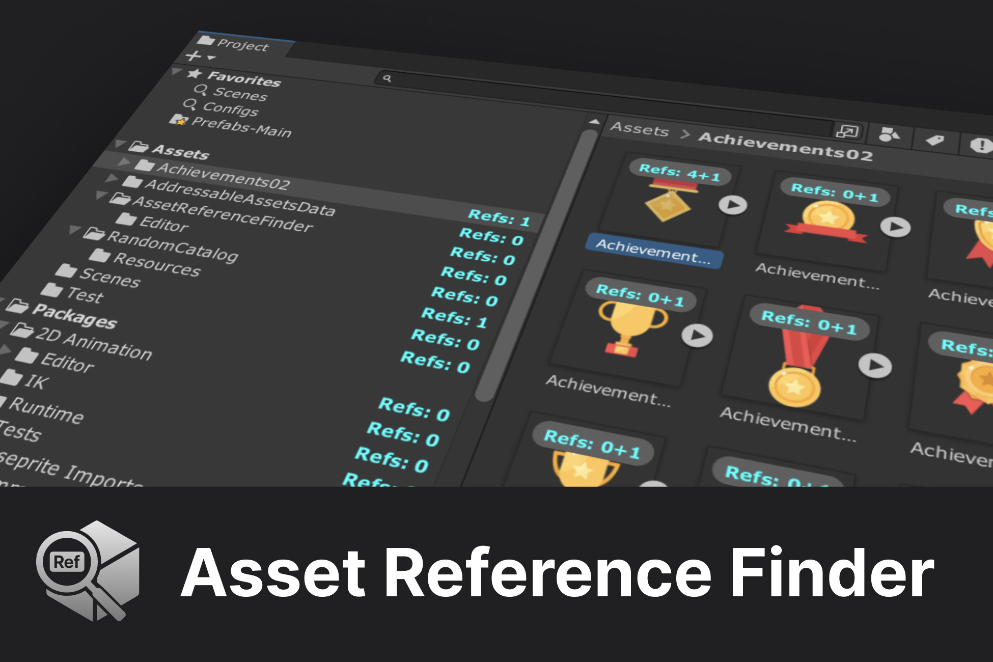 Asset Reference Finder | 유틸리티 도구 | Unity Asset Store