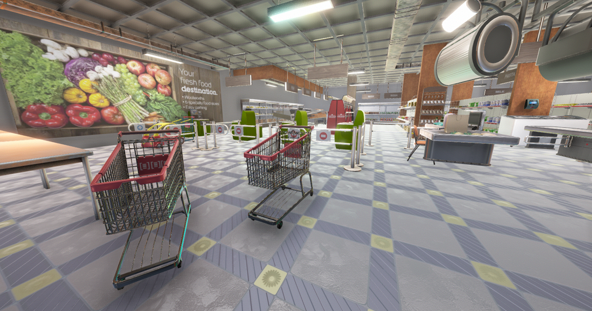 Grocery store - interior and props | 3D Interior | Unity Asset Store