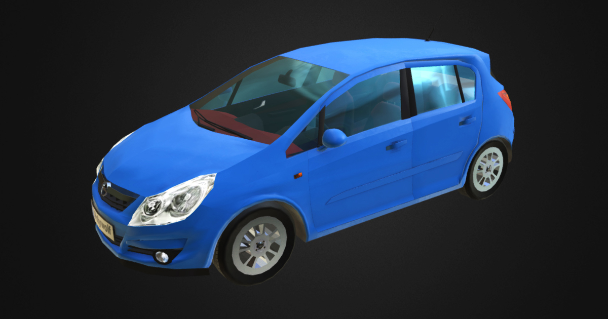 Realistic PBR Car 8k (Casual Car) | 3D Land | Unity Asset Store