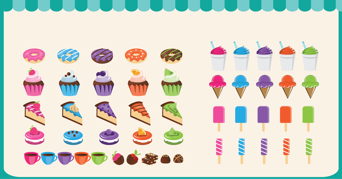Sweets Overload | 2D Environments | Unity Asset Store