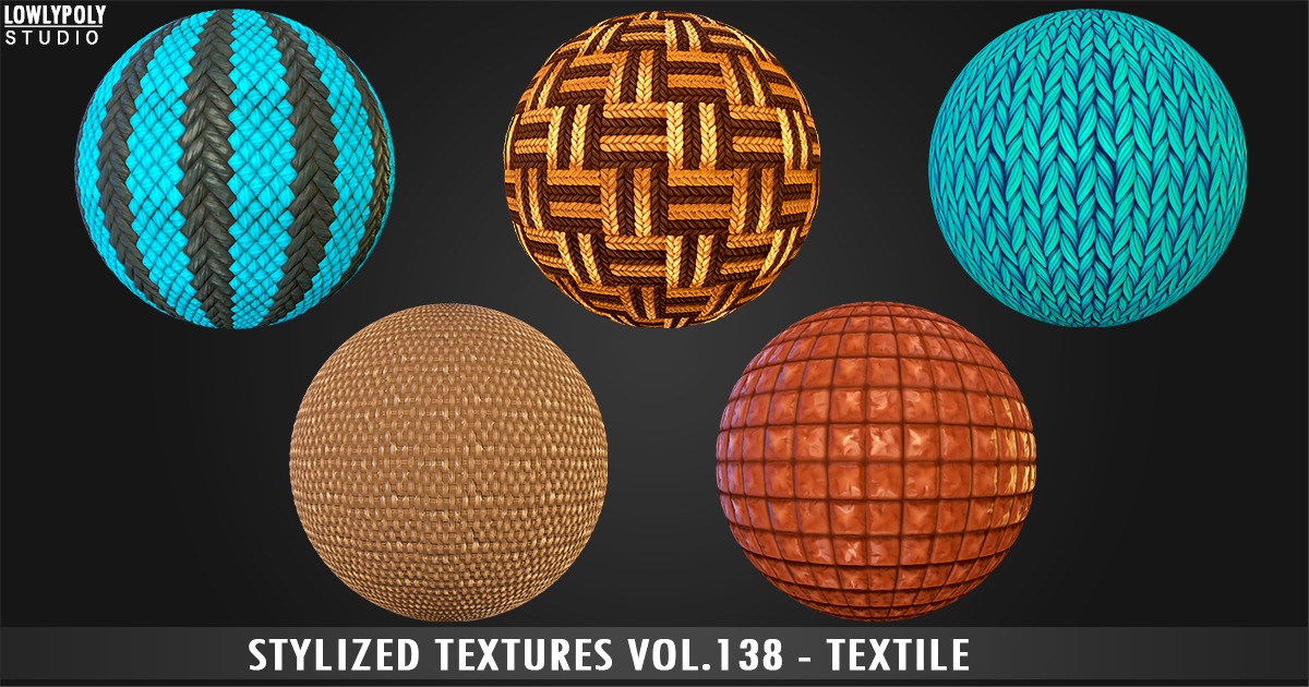 Textile Vol.138 - Stylized Textures | 2D Fabric | Unity Asset Store