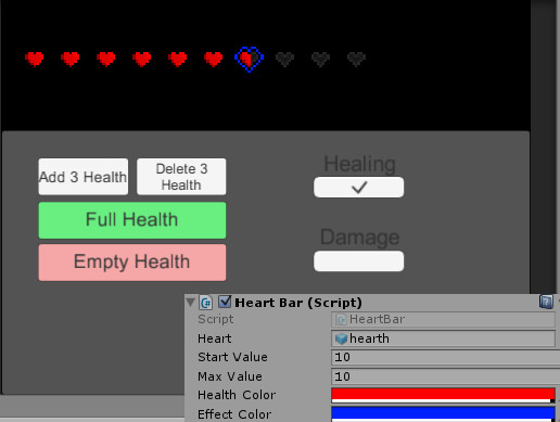 Pixel UI Health Hearts | GUI 도구 | Unity Asset Store