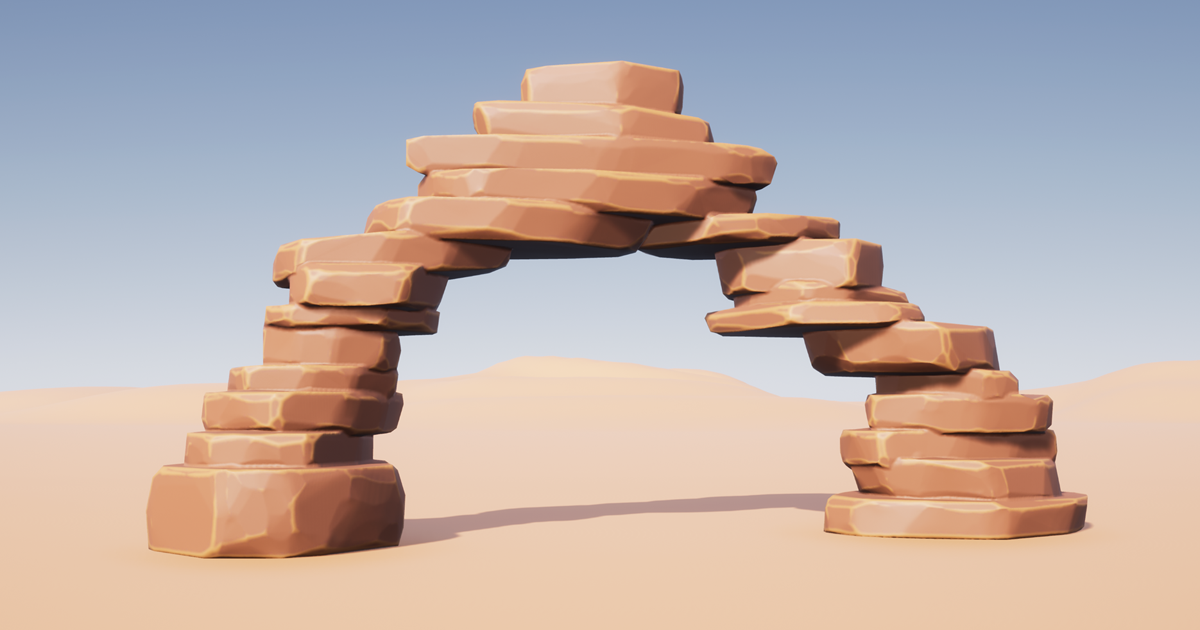 Stylized Desert Rocks | 3D Landscapes | Unity Asset Store