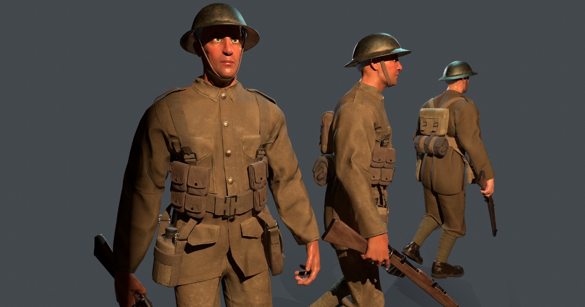 WW1 Soldier | Characters | Unity Asset Store