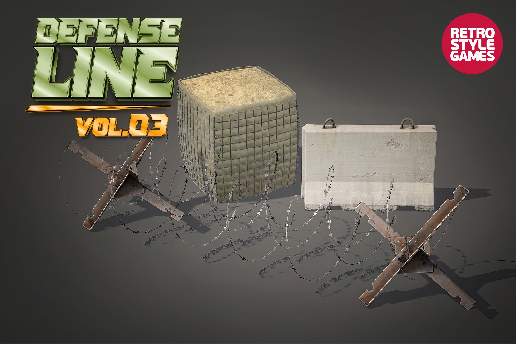 Defense Line Vol.3 - Barrier Breaker (FREE) | 3D Weapons | Unity Asset ...