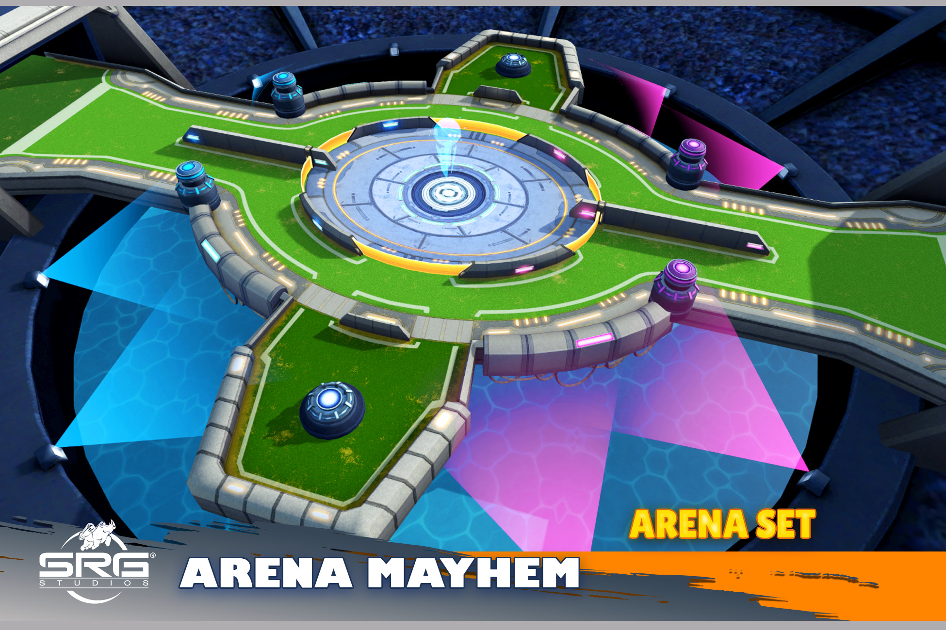 Arena Mayhem - Arena Set | 3D Environments | Unity Asset Store