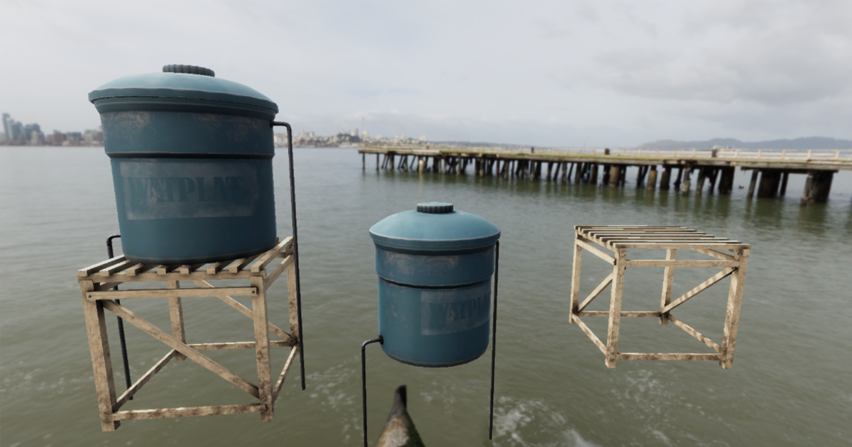 Plastic Water Tank | 3D Industrial | Unity Asset Store