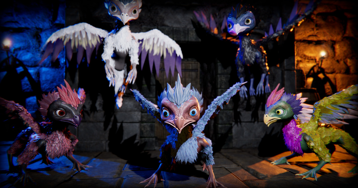 Birdy - Monster Creature - Cute Pack Series - Fantasy RPG/FPS | 3D ...