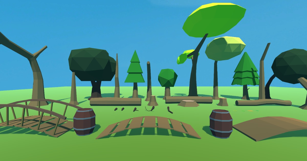 Low-Poly Nature and More - NEON3D | 3D Landscapes | Unity Asset Store