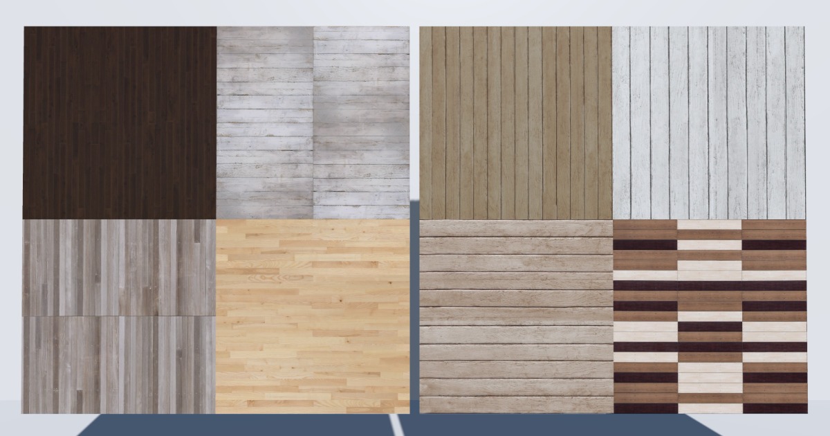 Wooden Floor Textures pack 3 | 2D Wood | Unity Asset Store