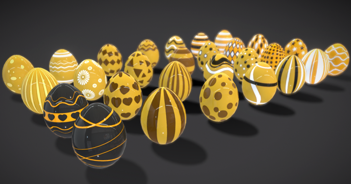Collections Easter Eggs 6 | 3D Props | Unity Asset Store