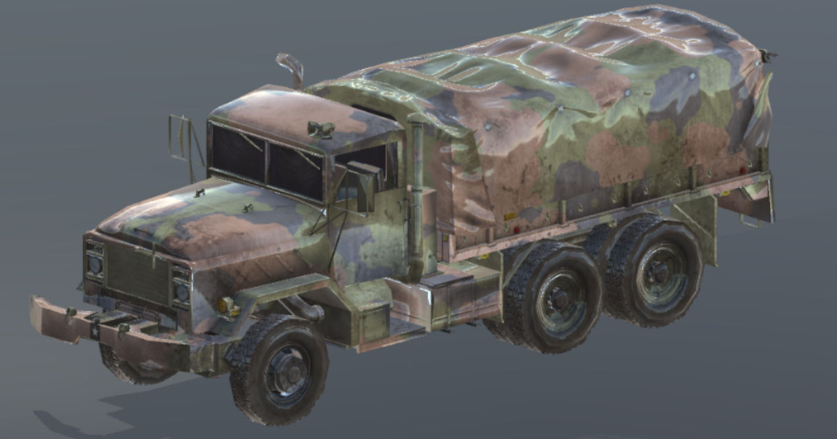 Military Truck Vehicle | 3D Land | Unity Asset Store