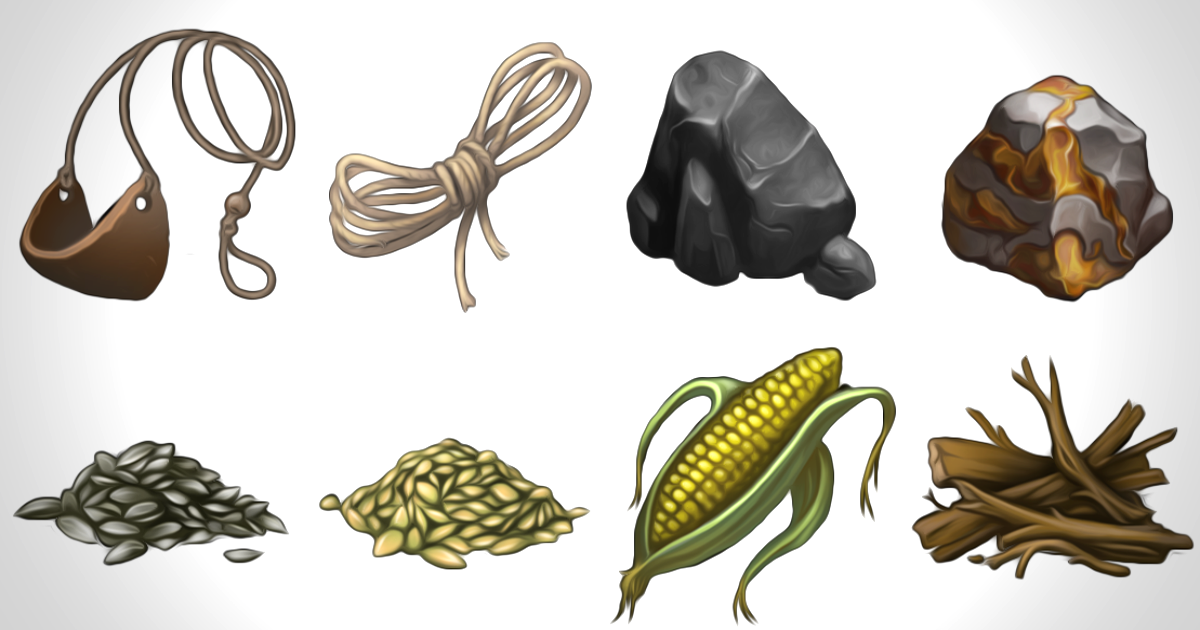 Icons Pack - Prehistoric - 50pk | 2D Icons | Unity Asset Store