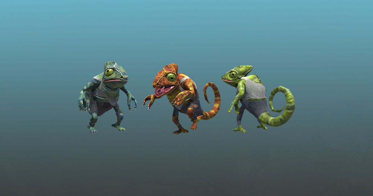 Cartoon Chameleon Full Version 3d Characters Unity Asset Store