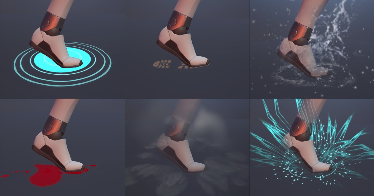 Foot Step VFX | VFX 粒子 | Unity Asset Store