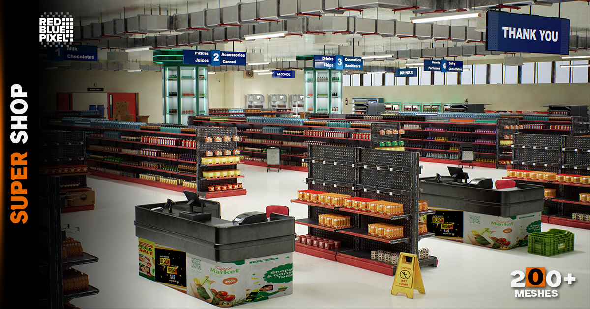 Super Shop | 3D 주변환경 | Unity Asset Store