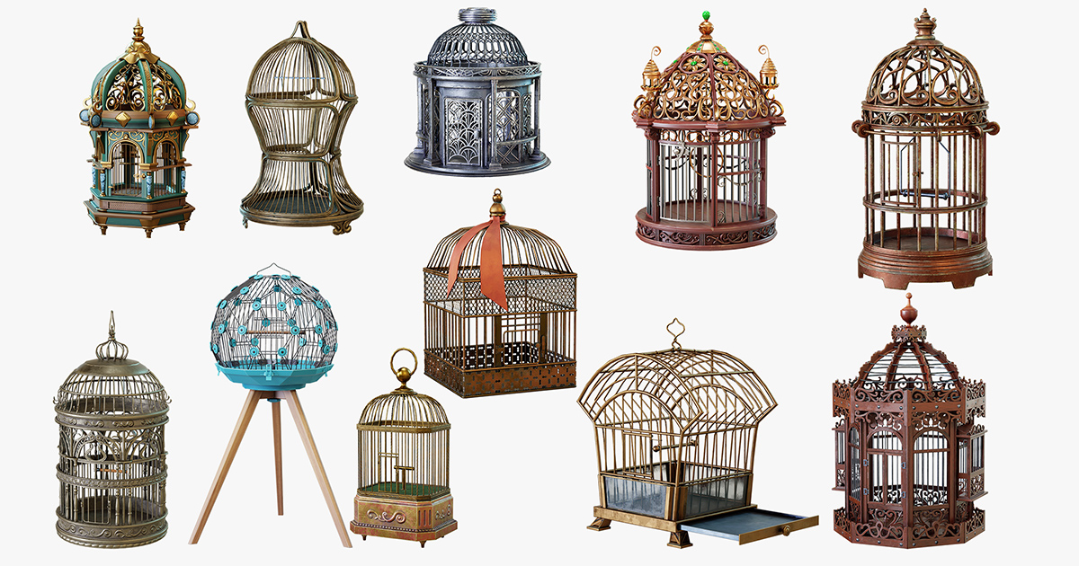 Birdcages Collection | 3D Furniture | Unity Asset Store