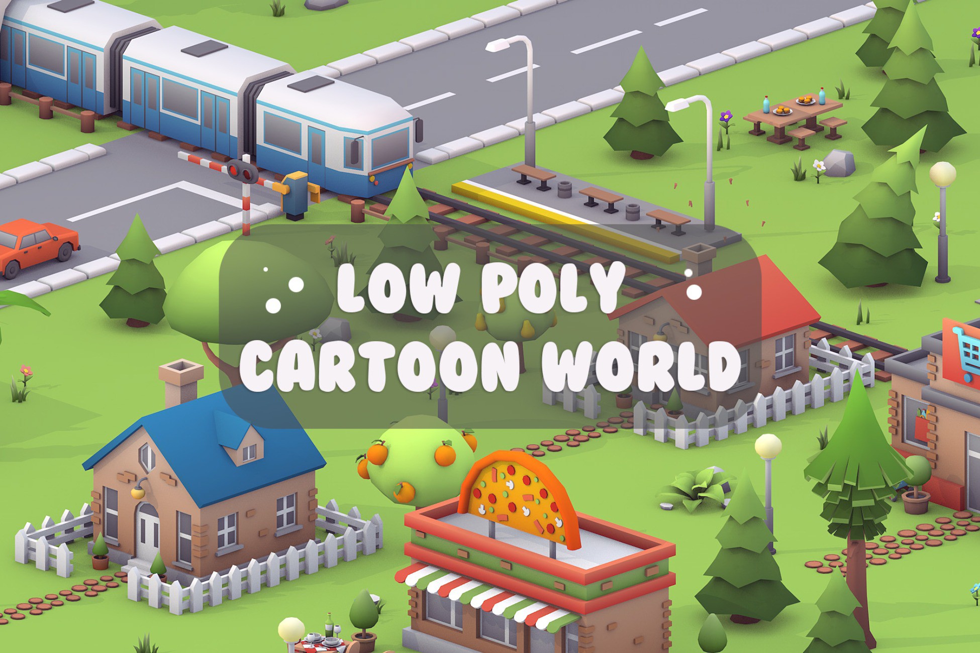 Low Poly Cartoon World | 3D Environments | Unity Asset Store
