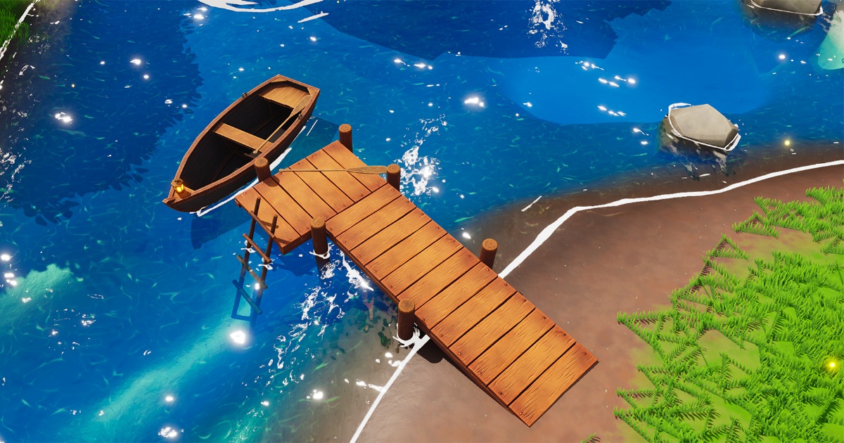 Stylized Boat and Modular Pier | 3D Props | Unity Asset Store