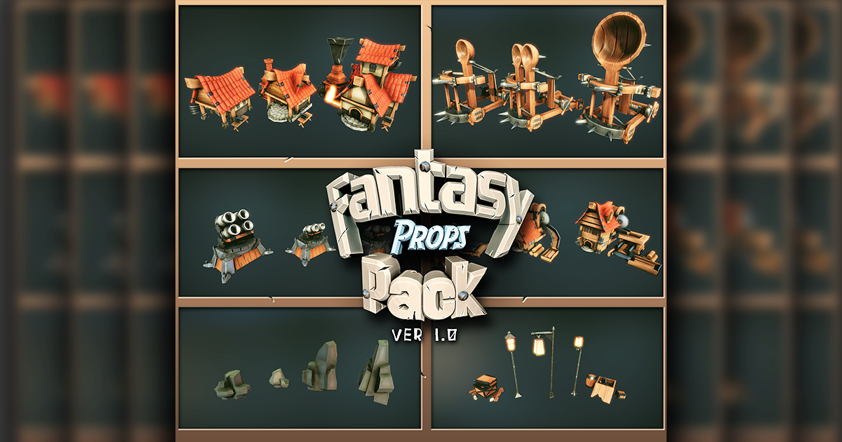 Fantasy Props Pack Ver1.0 | 3D Fantasy | Unity Asset Store