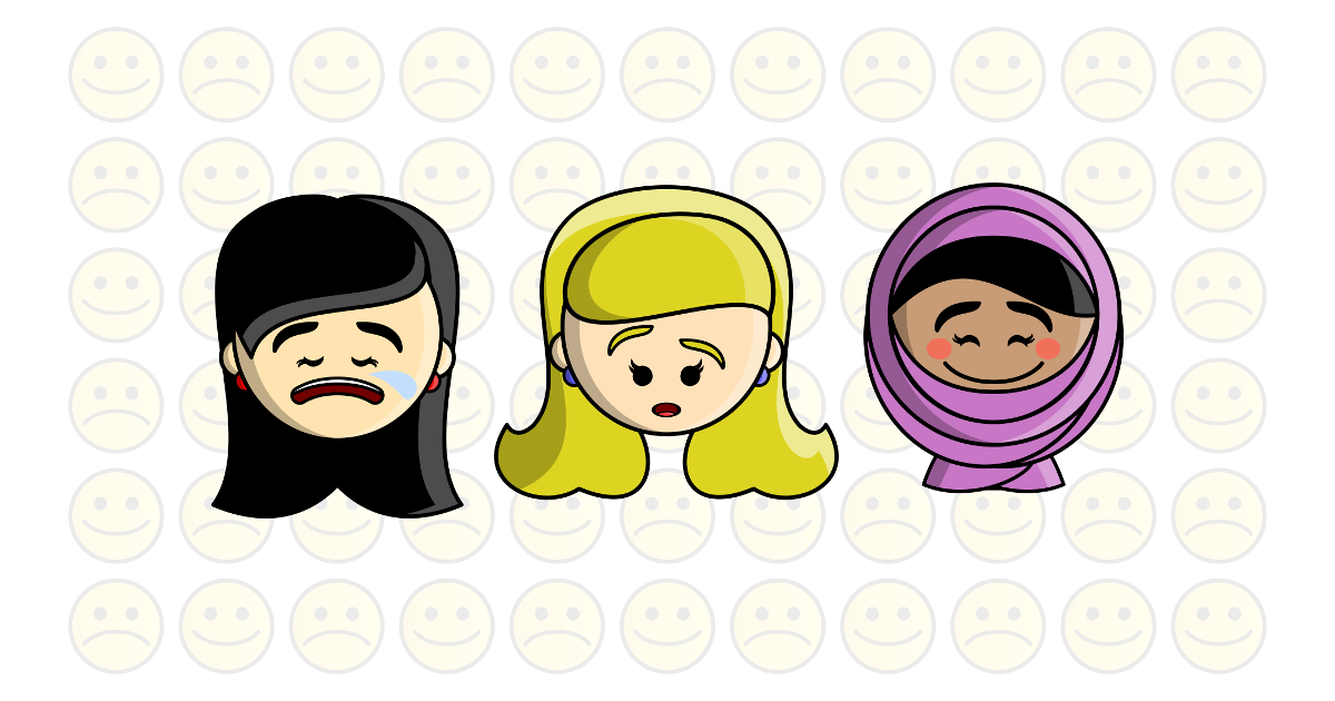 Diverse Kids Emoji Emotion Faces Pack | 2D Characters | Unity Asset Store