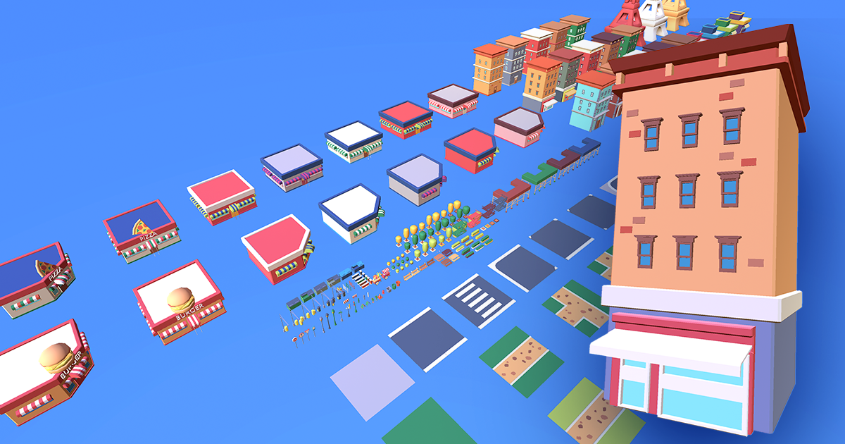 205 City Pack! | 3D Environments | Unity Asset Store