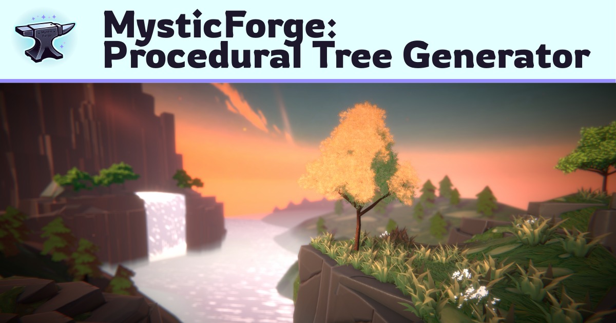 MysticForge: Procedural Tree Generator | 3D 식물 | Unity Asset Store