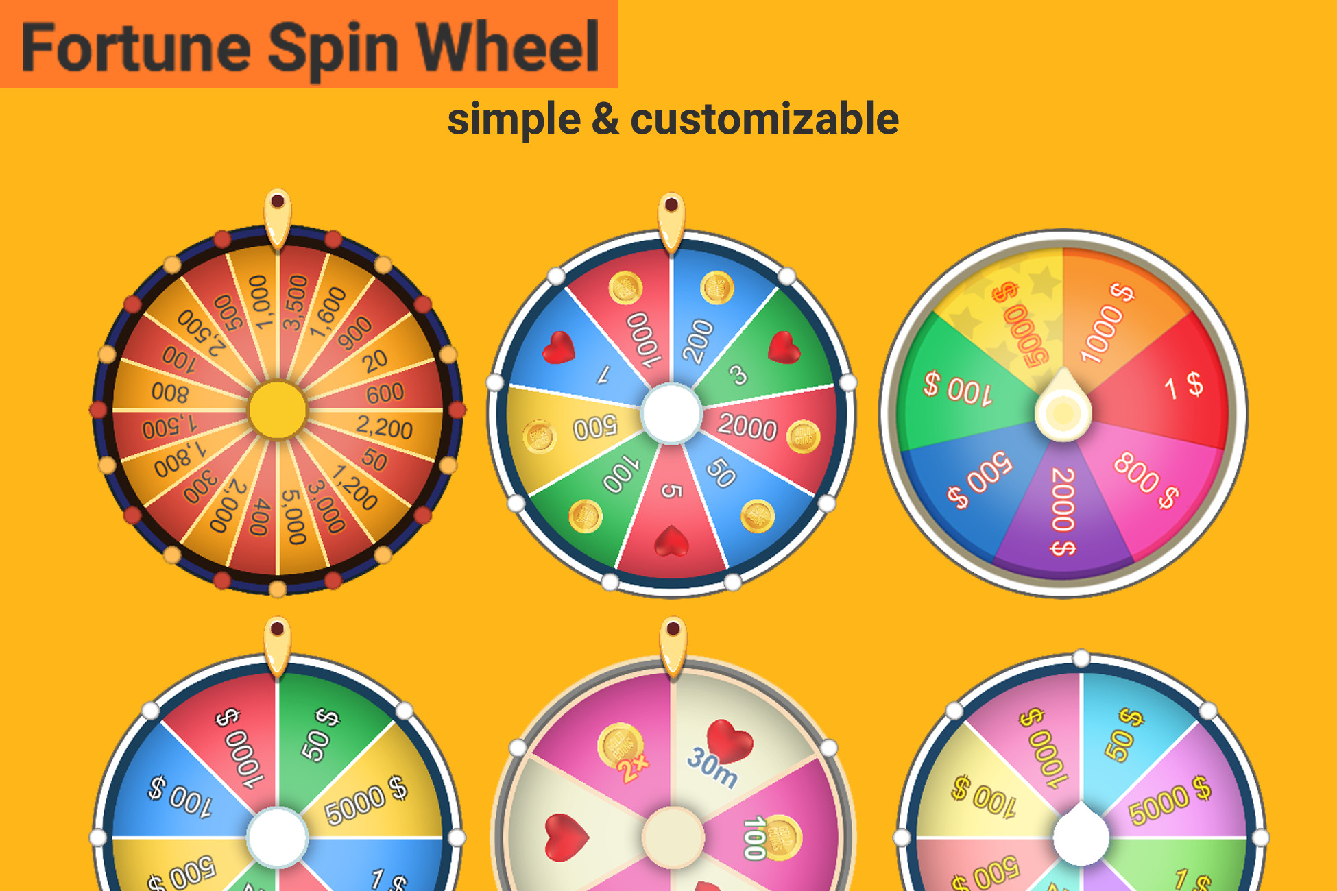 Fortune Spin Wheel – pro | GUI Tools | Unity Asset Store