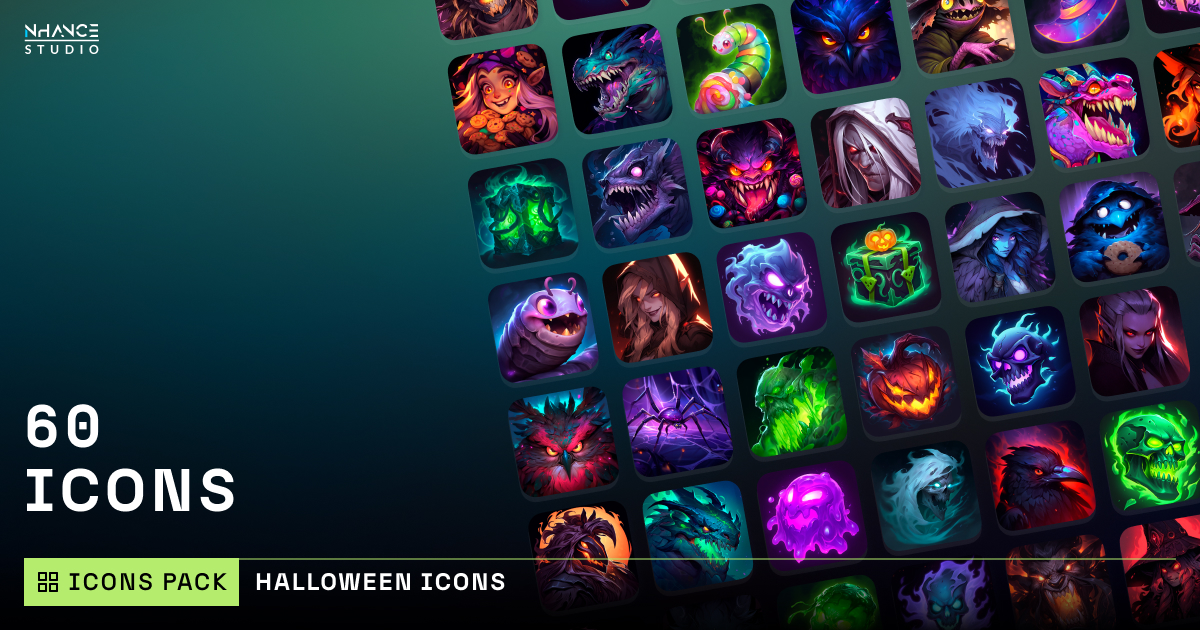 Halloween Icons Pack | 2D 아이콘 | Unity Asset Store