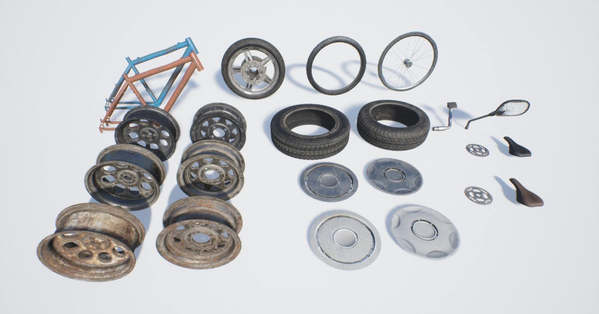 Garage Junk | 3D Props | Unity Asset Store