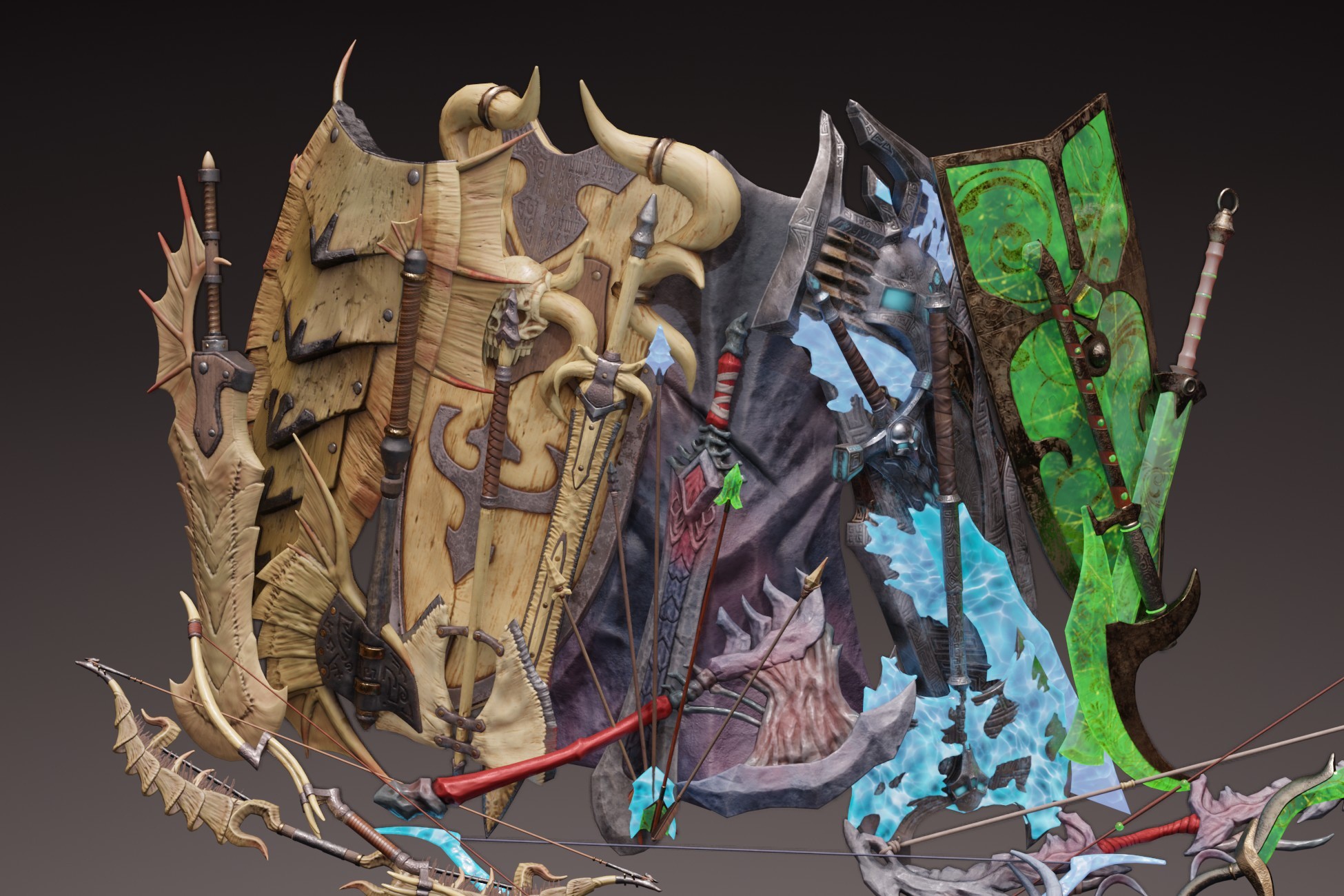 Fantasy weapons pack 2 | 3D Weapons | Unity Asset Store