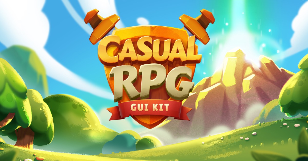 Casual RPG UI KIT | 2D GUI | Unity Asset Store